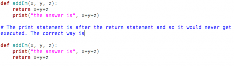 7. What is wrong with the following function definition ? - Pooja ...